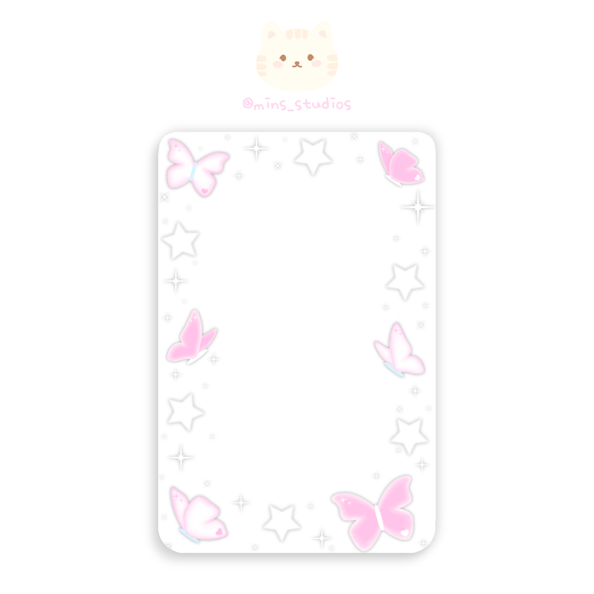 MINS STUDIOS Y2k Butterfly Deco Frame – Mins Studios