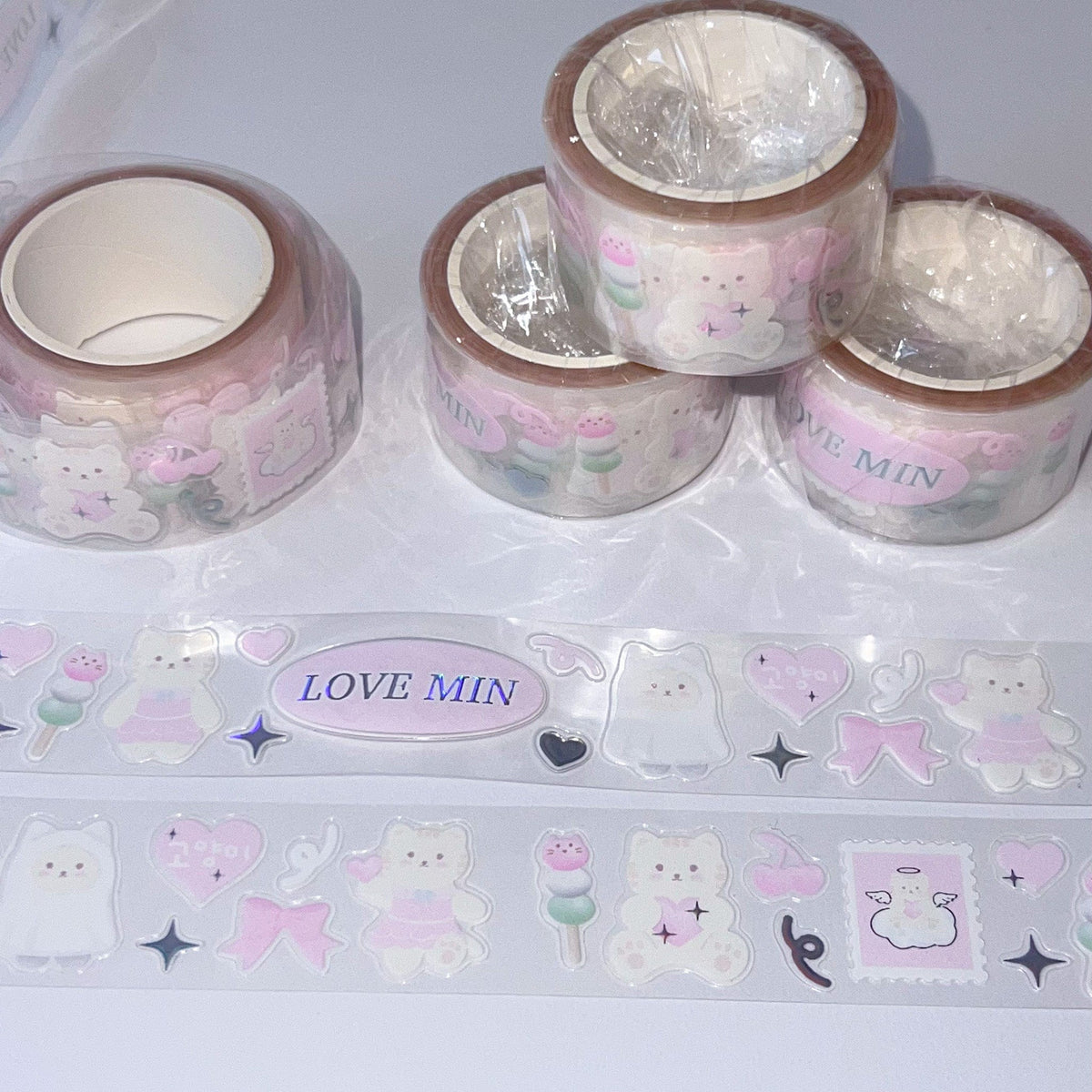 MINS STUDIOS Min Kitty Sticker Roll – Mins Studios