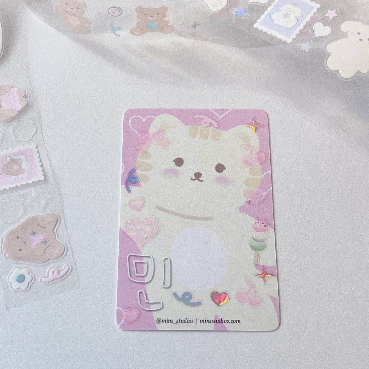 MINS STUDIOS Min Kitty Sticker Roll – Mins Studios